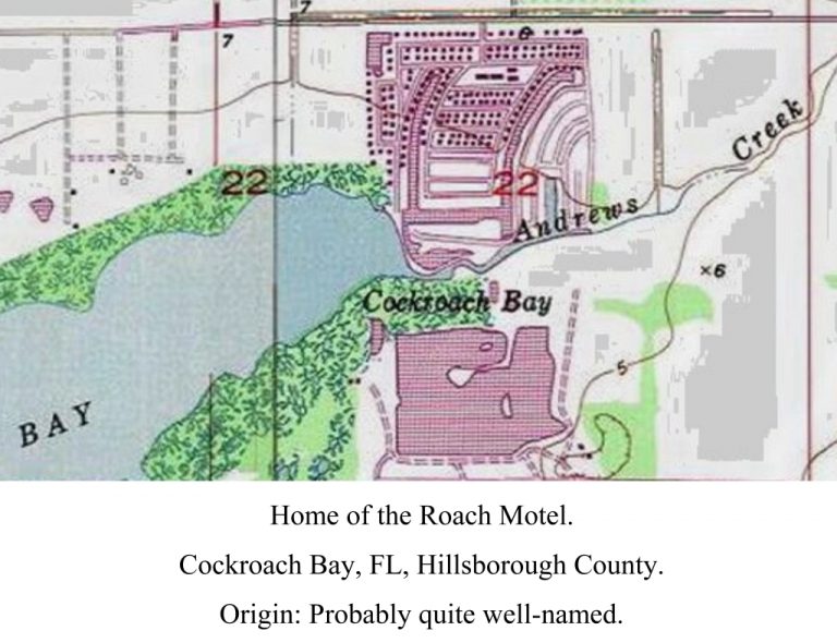 Cockroach Bay Florida – Humor on the Map