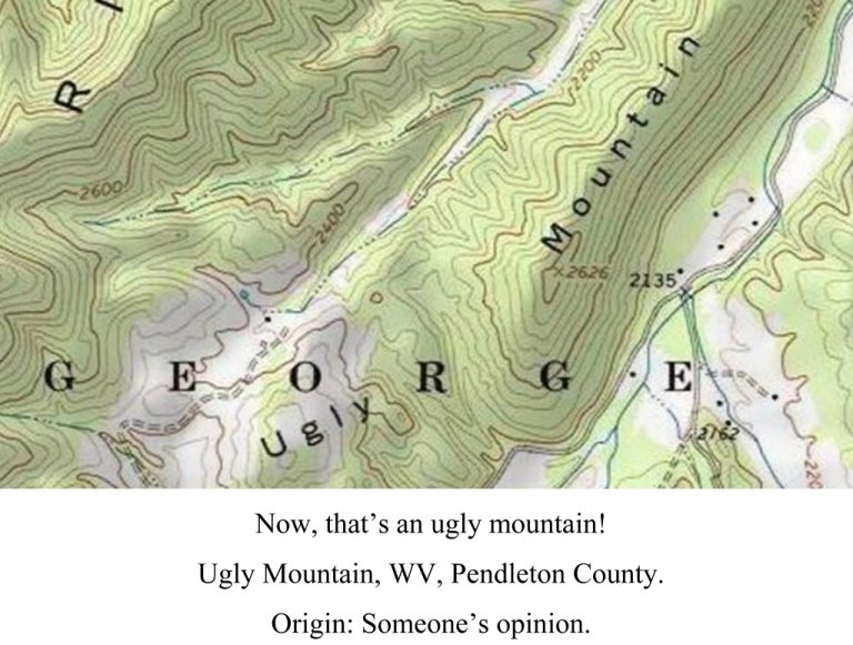 Ugly Mountain West Virginia – Humor on the Map