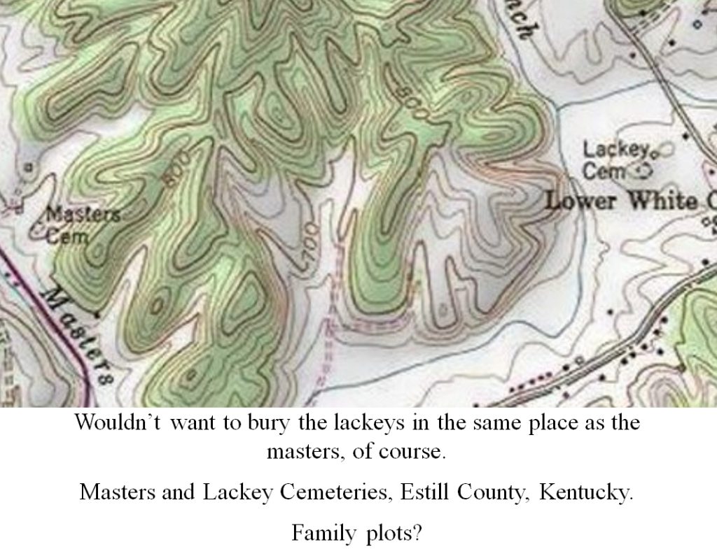 Masters and Lackey Cemeteries Kentucky – Humor on the Map